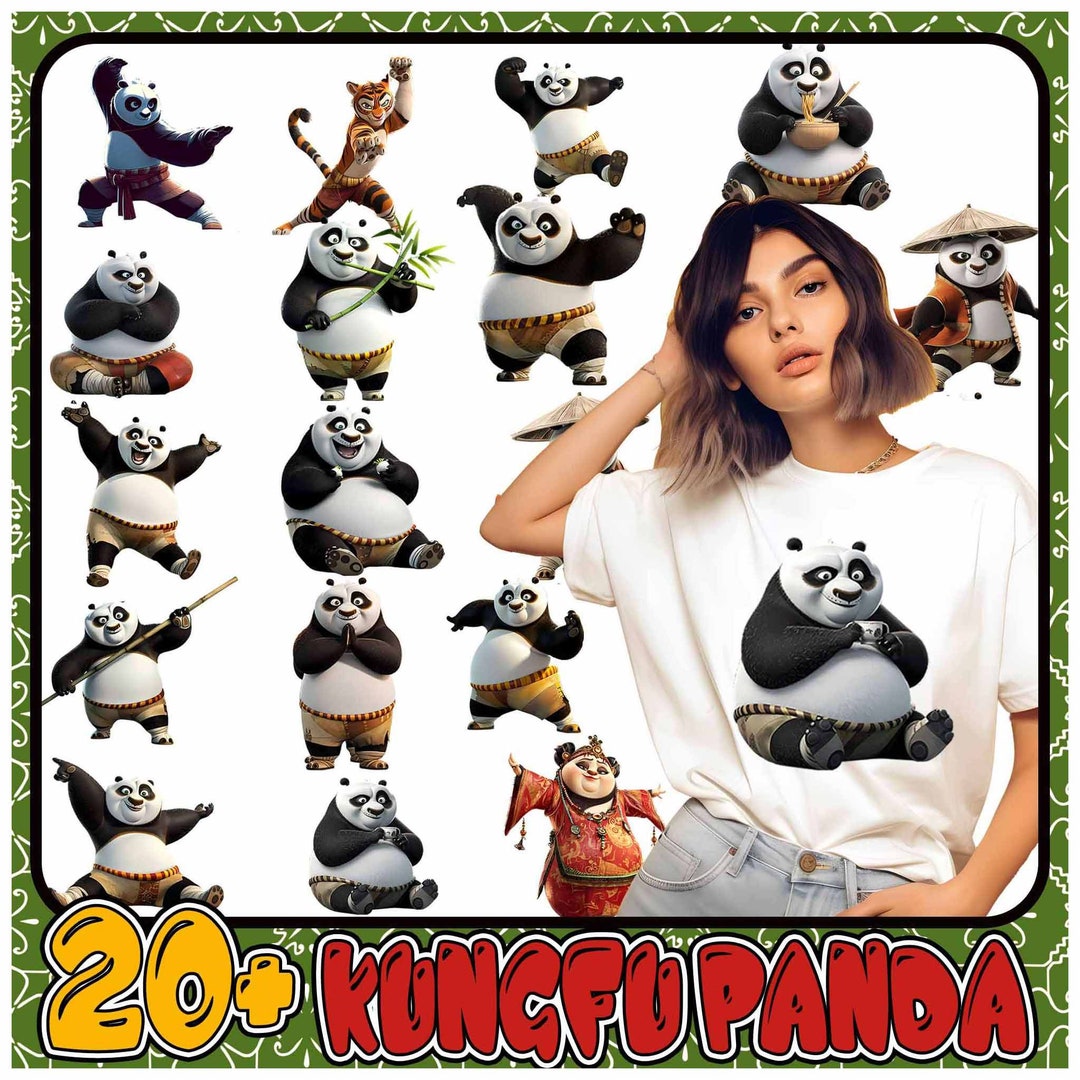 Kung Fu Panda I Kung Fu Panda Sticker I Kung Fu Panda Bundle I Kung Fu ...