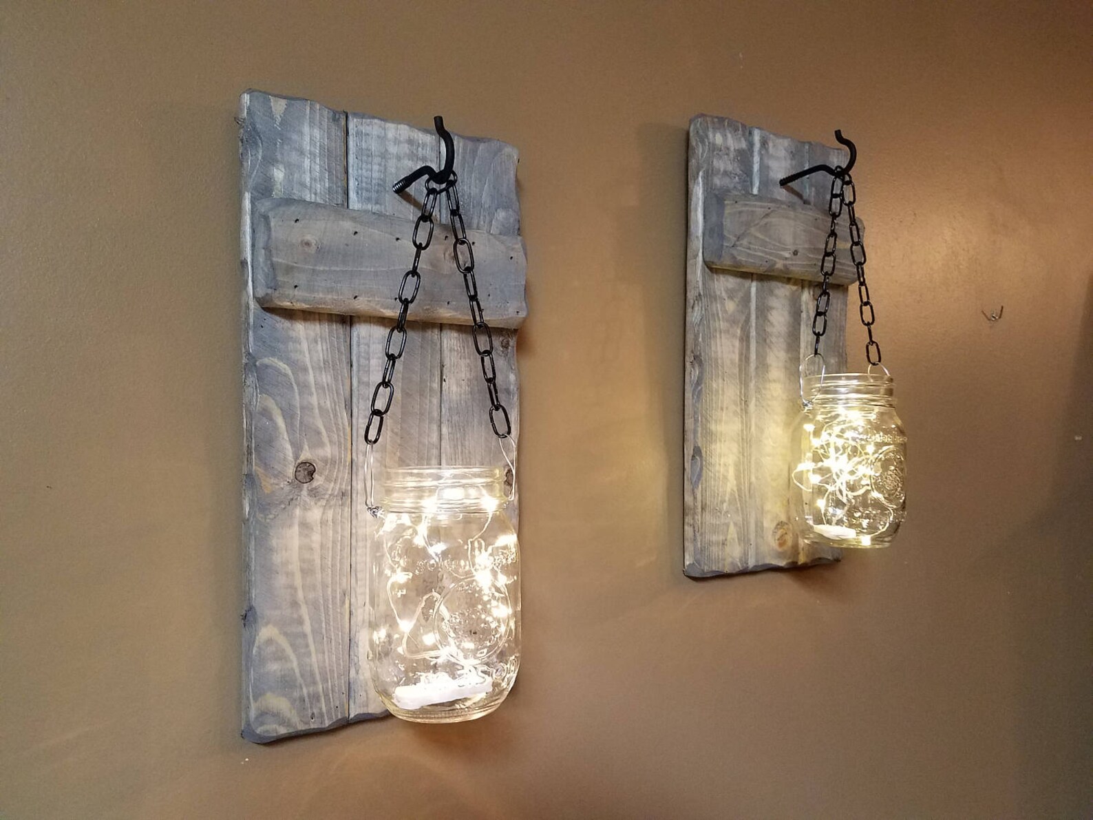 Rustic Home Decor Mason Jar Candle Holder Rustic Decor - Etsy