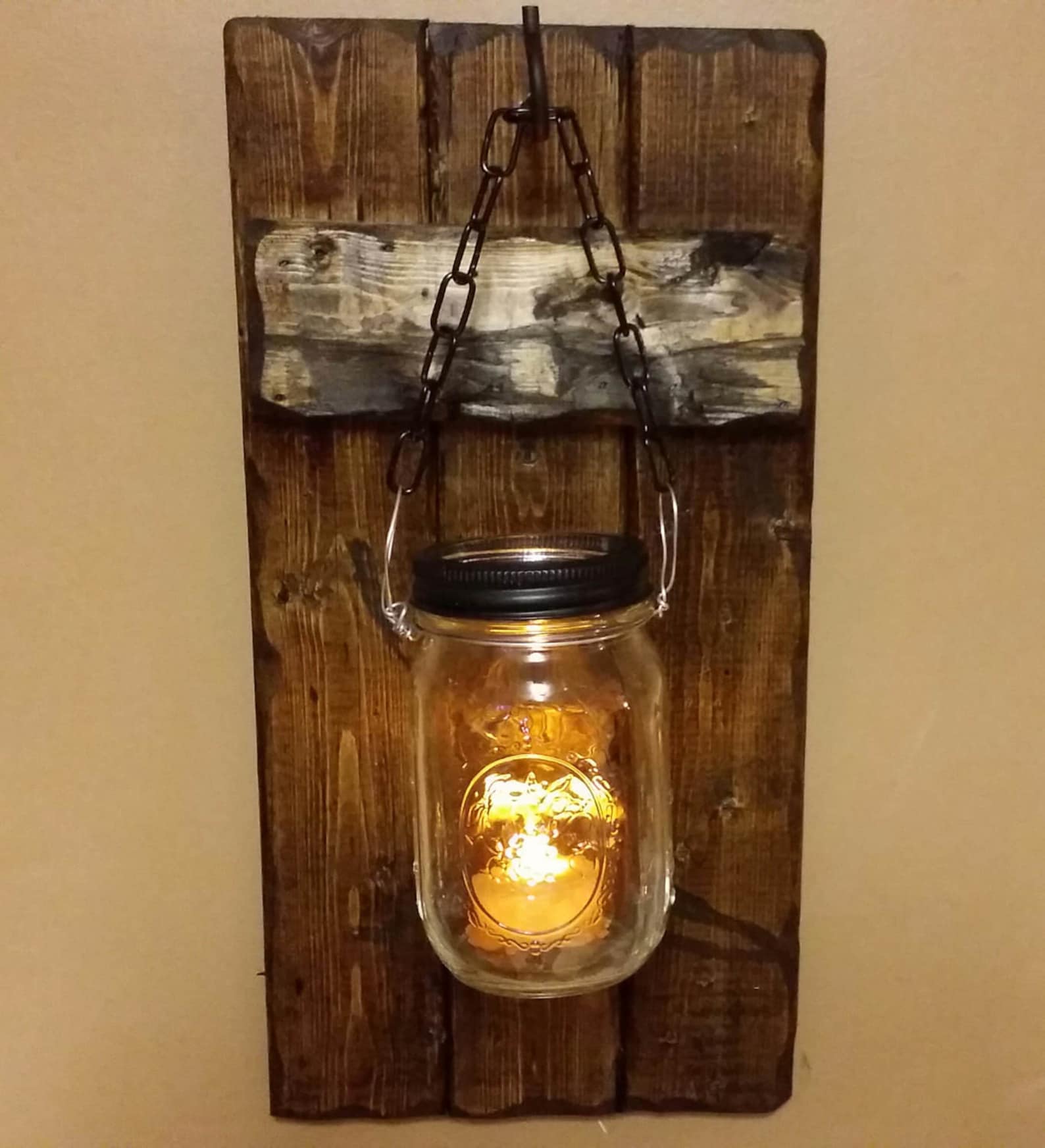 Rustic Candle Holder Rustic Decor Sconces Hanging Candles - Etsy