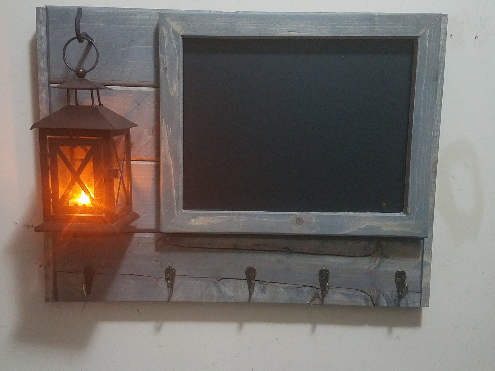 Chalkboard Key Holder Rustic Key Holder Chalkboard Rustic | Etsy