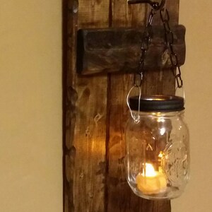 Rustic Decor ,candle Holder, Rustic Candles, Sconce Candle Holder ...