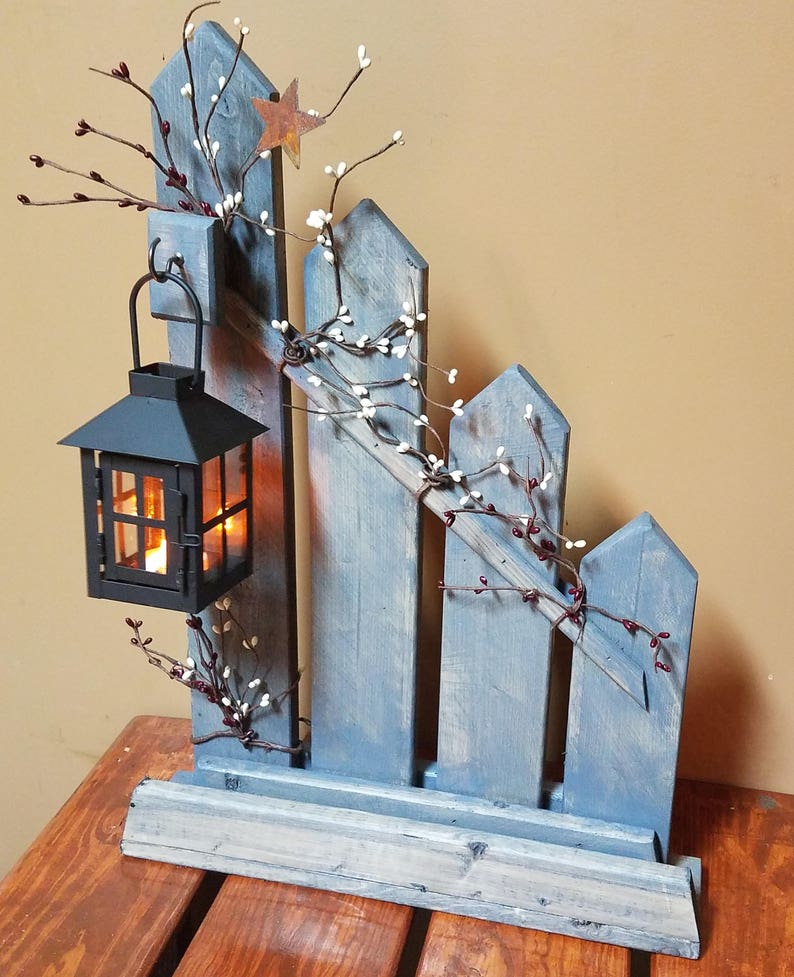 Rustic Home Decor Primitive Lantern Candle Holder Decor - Etsy