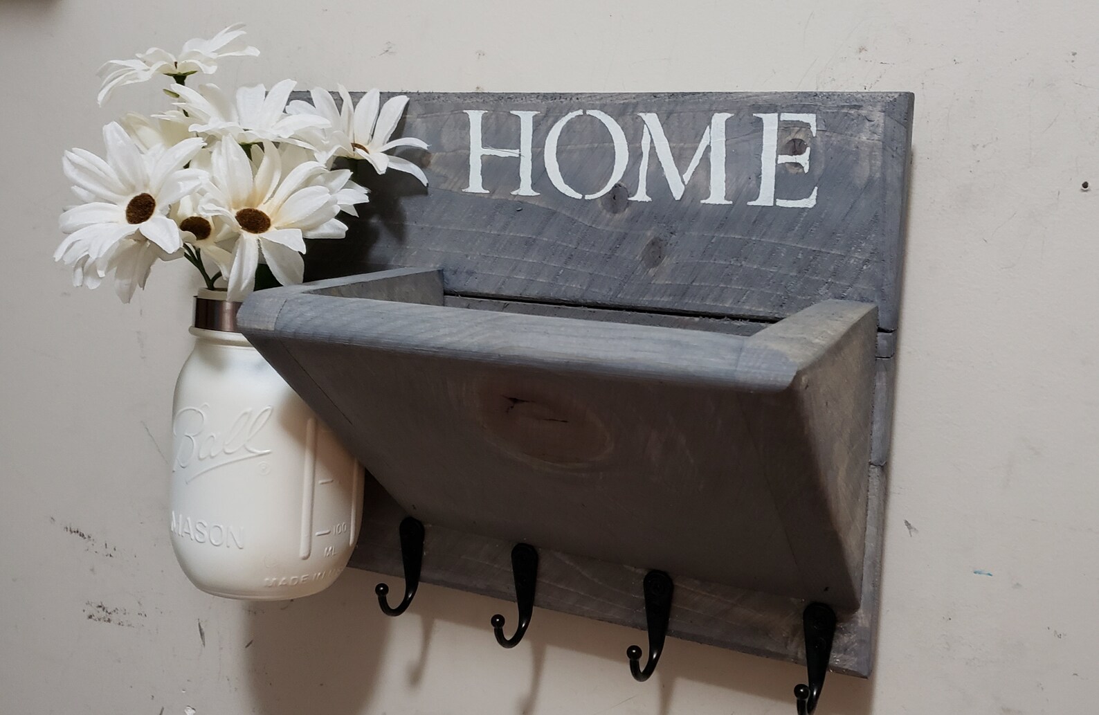 Rustic Mini Key Holder Rustic Home Decor Farmhouse Decor - Etsy