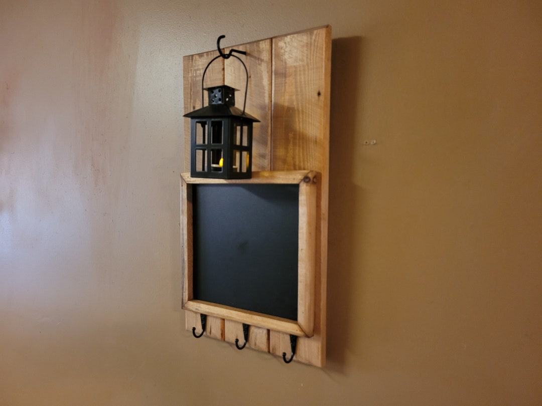 Rustic Home Decor, Key Rack, Chalkboard , Farmhouse Decor, House ...
