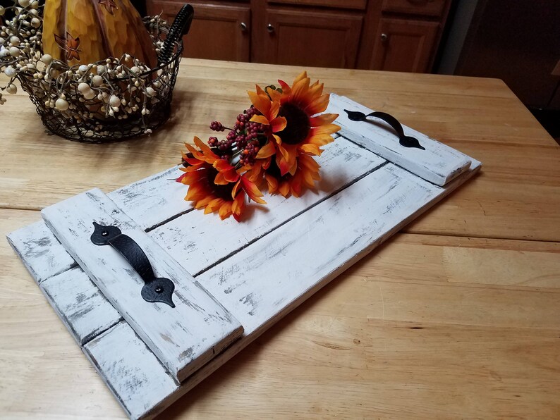 Rustic Serving Tray Home Decor Country Decor Hostess Gift - Etsy