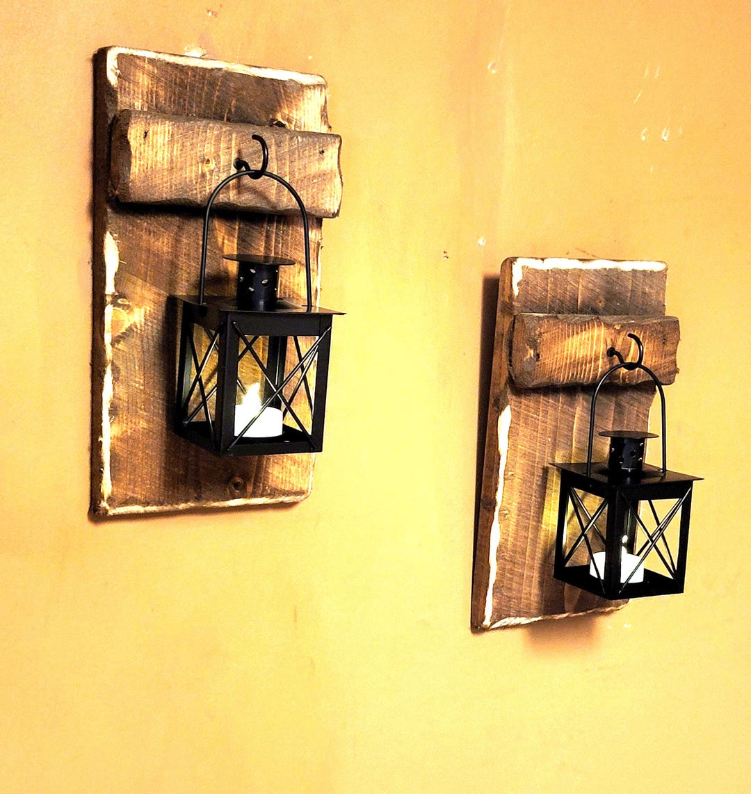 Wood Sconces, Rustic Home Decor, Farmhouse Decor, Mini Sconces, Mini ...
