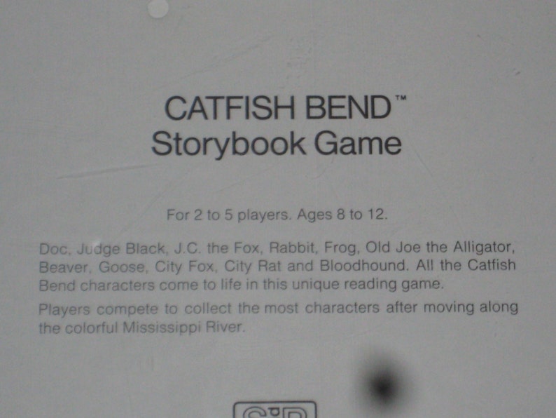 Vintage Selchow & Righter Co. 1978 Catfish Bend Storybook Game ...