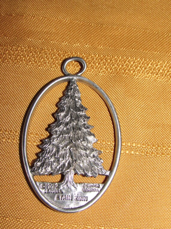 Vintage 1992 Seagull Pewter CHRISTMAS TREE Pendant or… - Gem