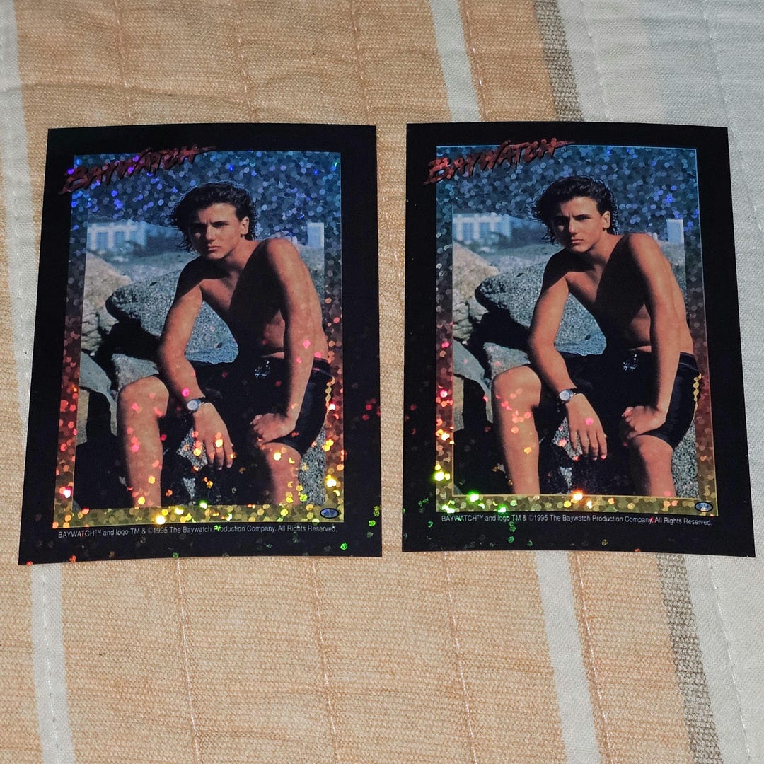 Baywatch 1995 Stickers Jeremy Jackson - Hobie Buchannon - Etsy