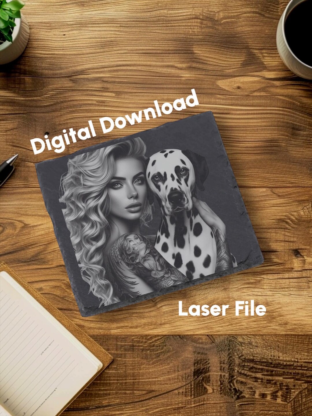 Cool Dog Laser File – Cheeky PNG File for Laser Engraving | Digital ...