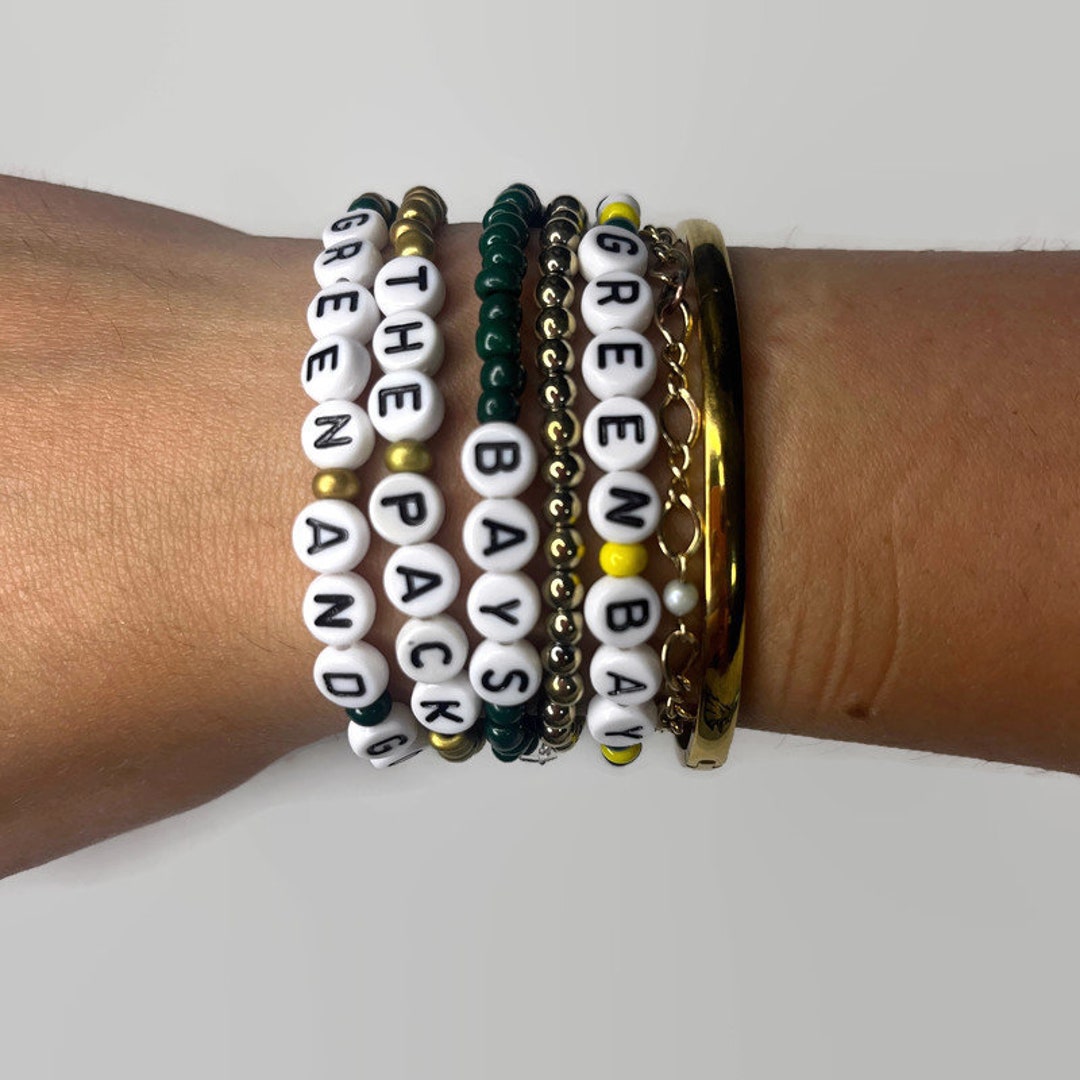 Green Bay Bracelet / Packers Bracelet / Bays Bracelet / Green Bay ...