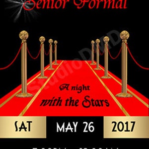Printable Red Carpet Prom Invitation Red Carpet Affair | Etsy