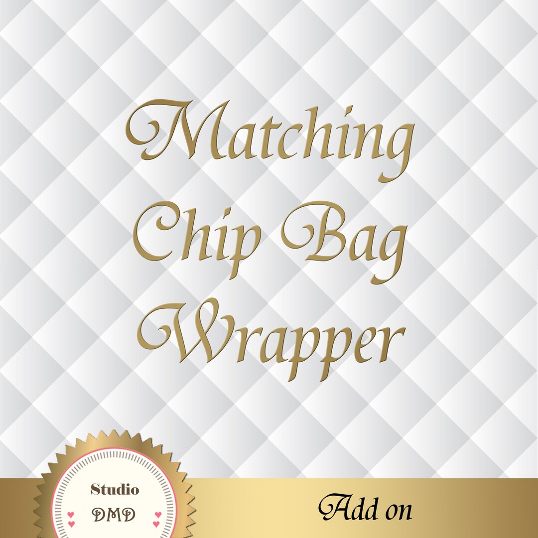 Matching Chip Bag Wrapper Printable DIY - Etsy