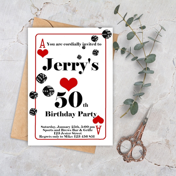 60th Birthday Playing Cards - Etsy