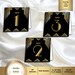 Great Gatsby Art Deco Table Cards 1-100, Table Numbers, Table ...