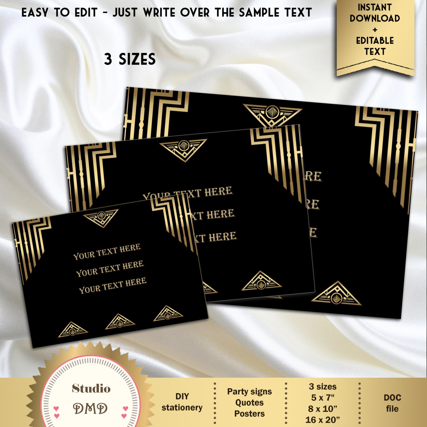 Great Gatsby Design Template