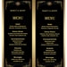 Printable Menu Card Template Great Gatsby Style Art Deco - Etsy