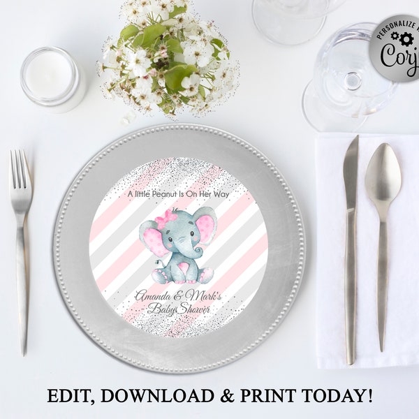 Elephant Plate - Etsy