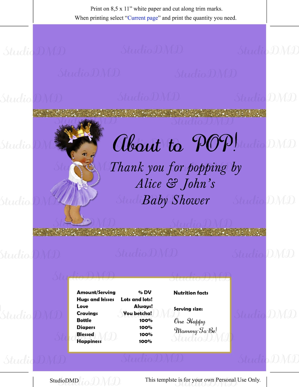 Printable Microwave Popcorn Wrapper Ready to Pop Little - Etsy