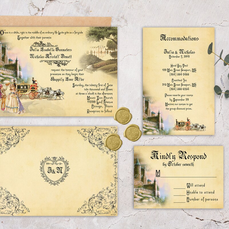 Fairytale Invitation - Etsy