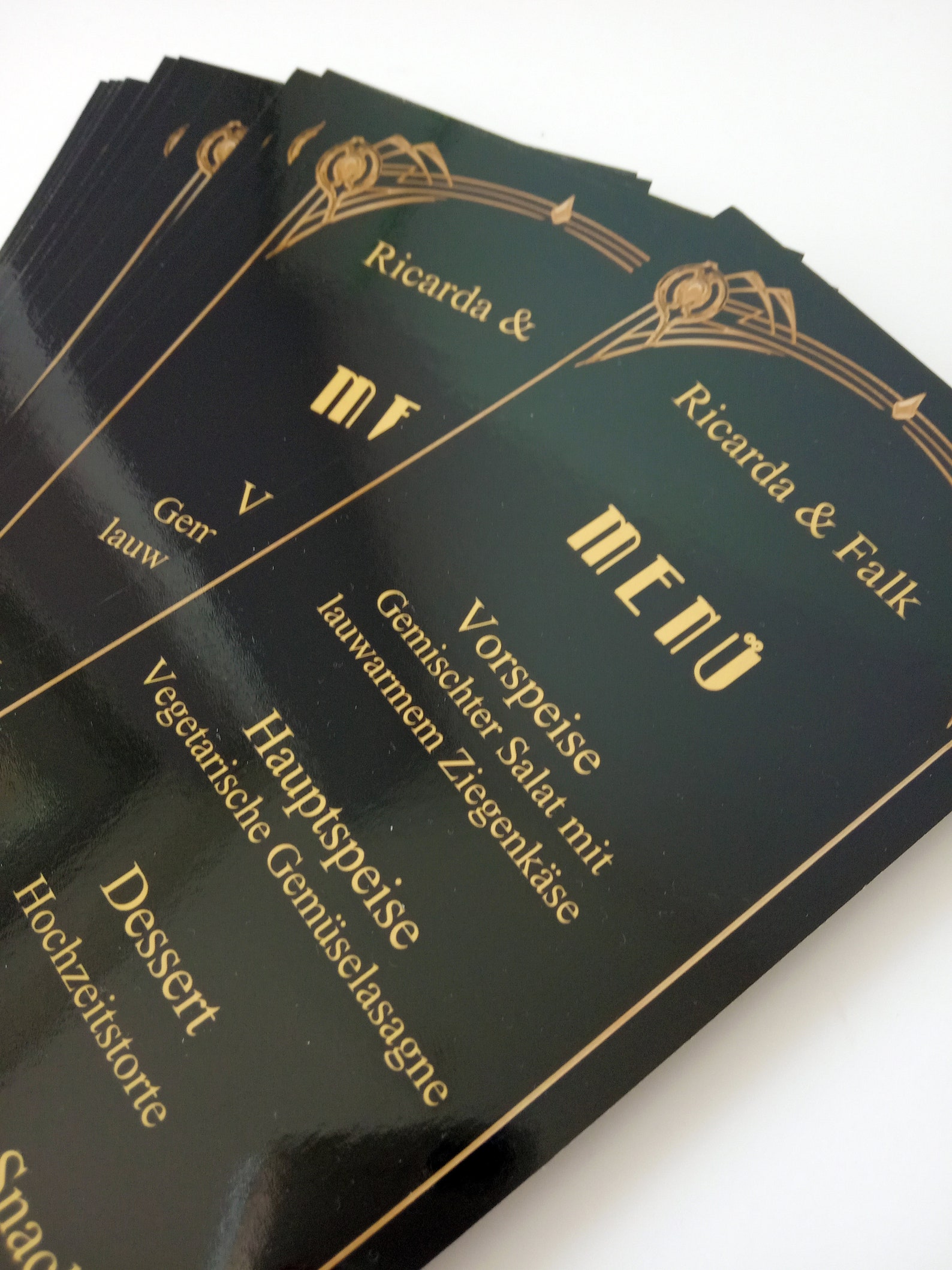 Printable Menu Card Template, Great Gatsby Style Art Deco, Wedding ...
