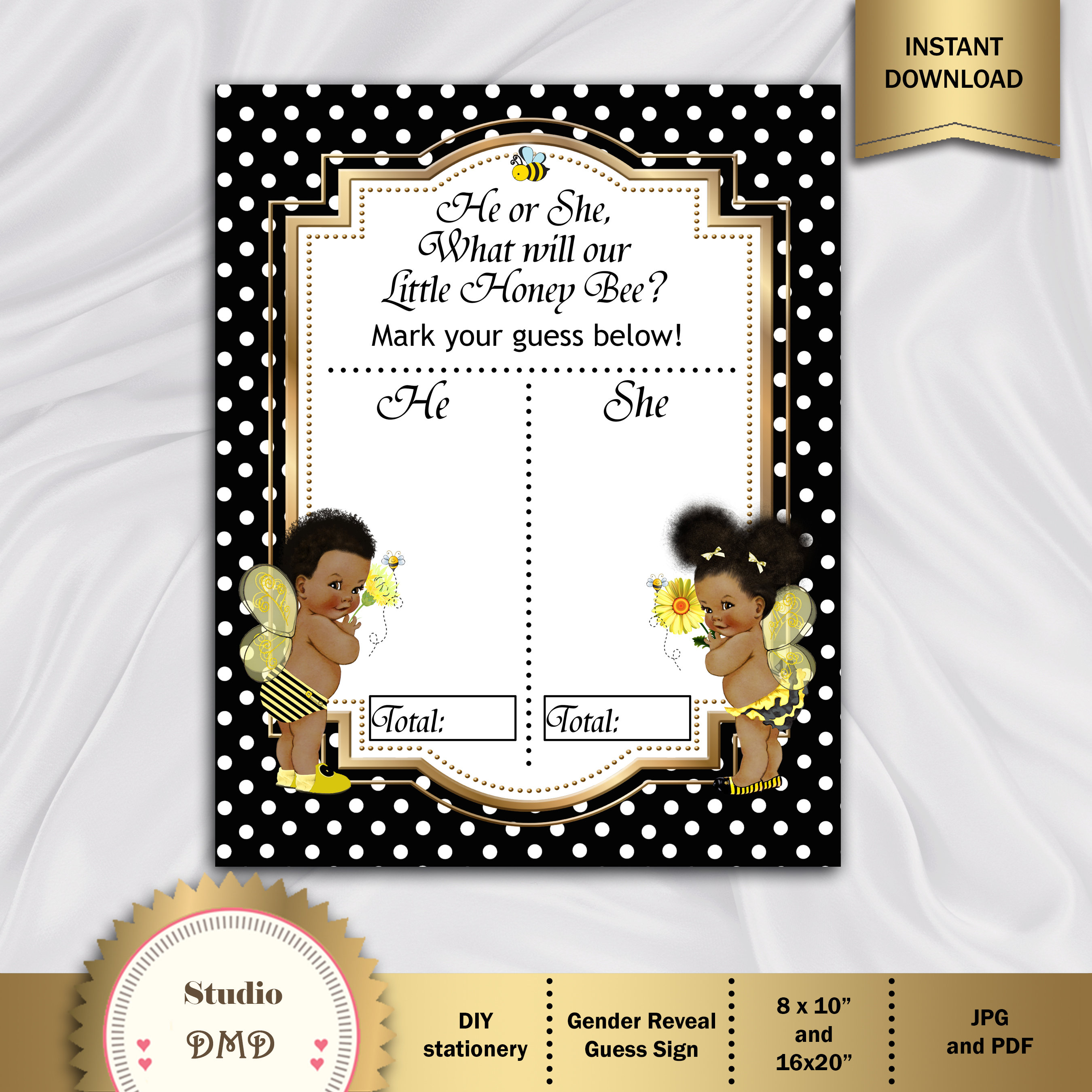 Gender Reveal Guess Sign Baby Shower Game Guess Baby Gender - Etsy