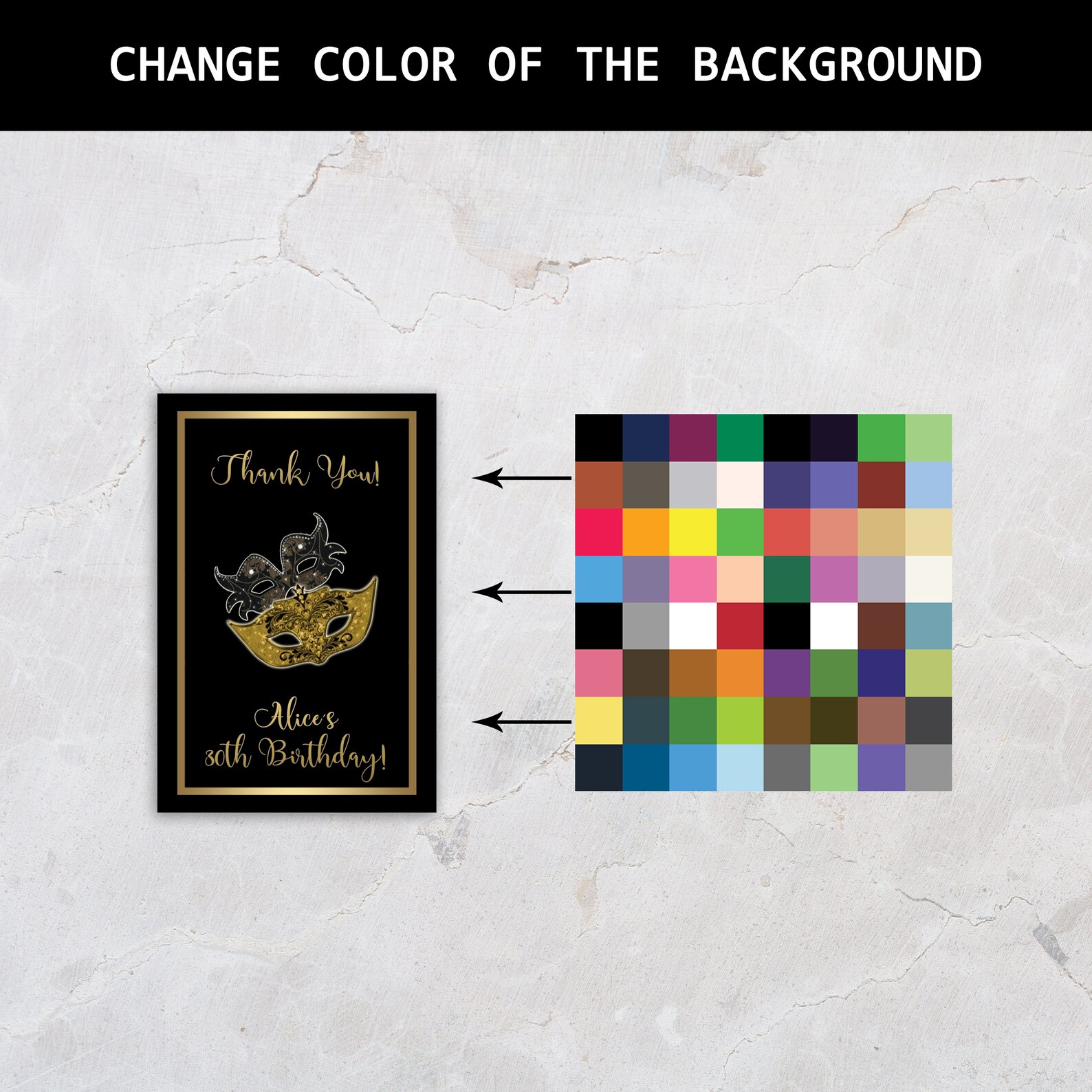 Printable Thank You Tags Favor Tags Labels Masquerade Ball | Etsy