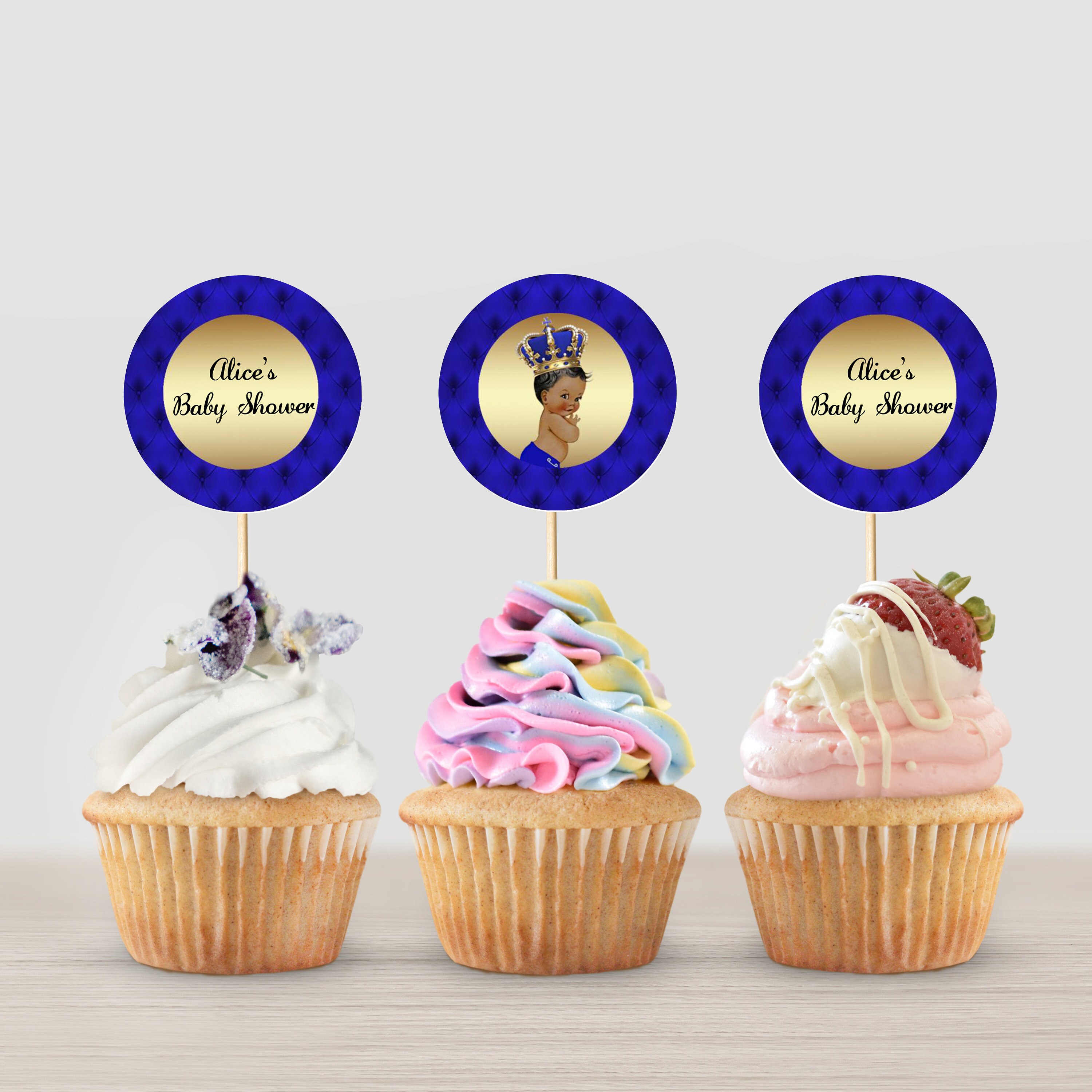 Tableware Printable Prince Baby Shower Royal Prince Instant Download ...