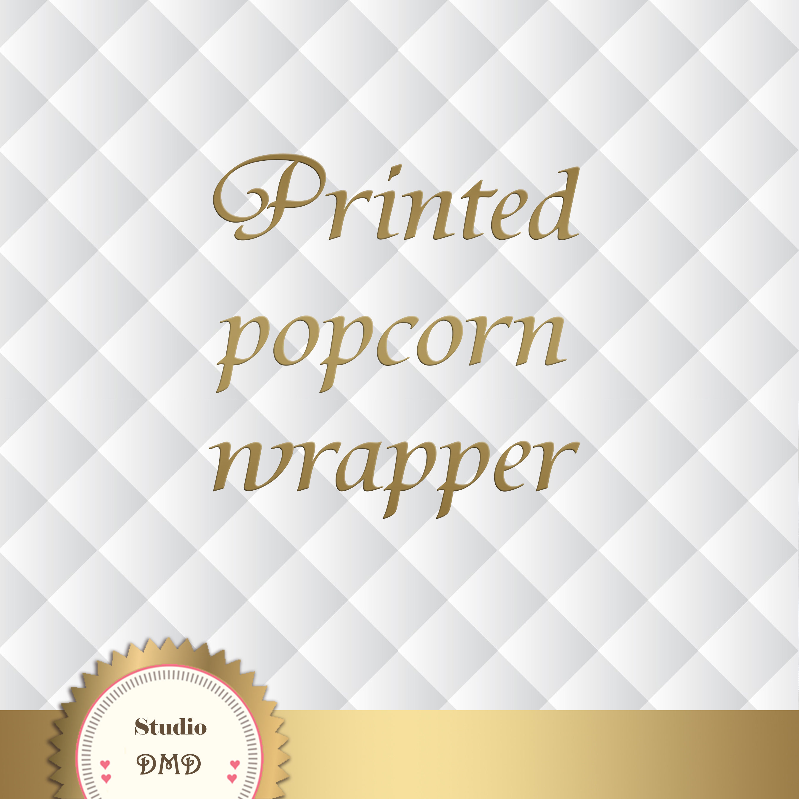 Printed Popcorn Wrappers | Etsy