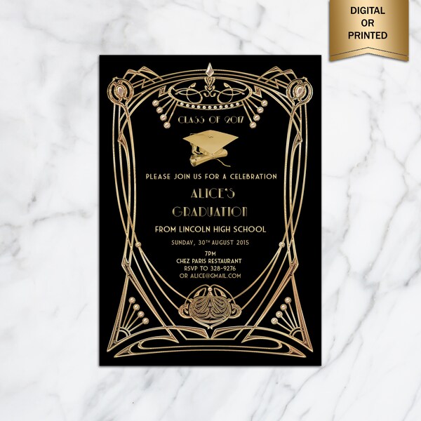 Graduation Scroll Invitation - Etsy