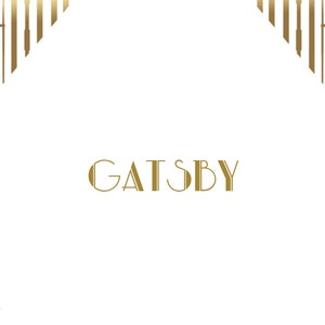 Printable Table Cards Template With the Names, Art Deco Great Gatsby ...