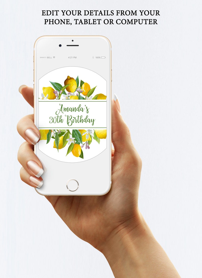 Printable Charger Plate Insert or Centerpiece Lemons - Etsy