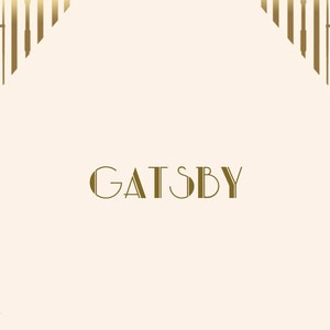 Printable Table Cards Template With the Names, Art Deco Great Gatsby ...