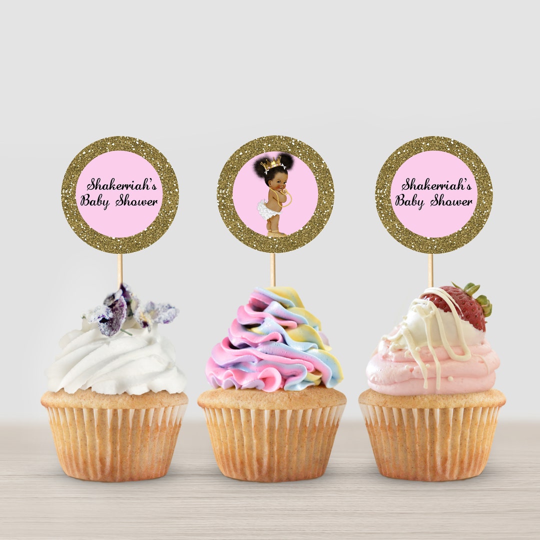 Little Princess Baby Shower Cupcake Toppers Royal Baby - Etsy