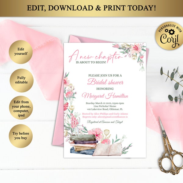 New Chapter Wedding Invitations - Etsy