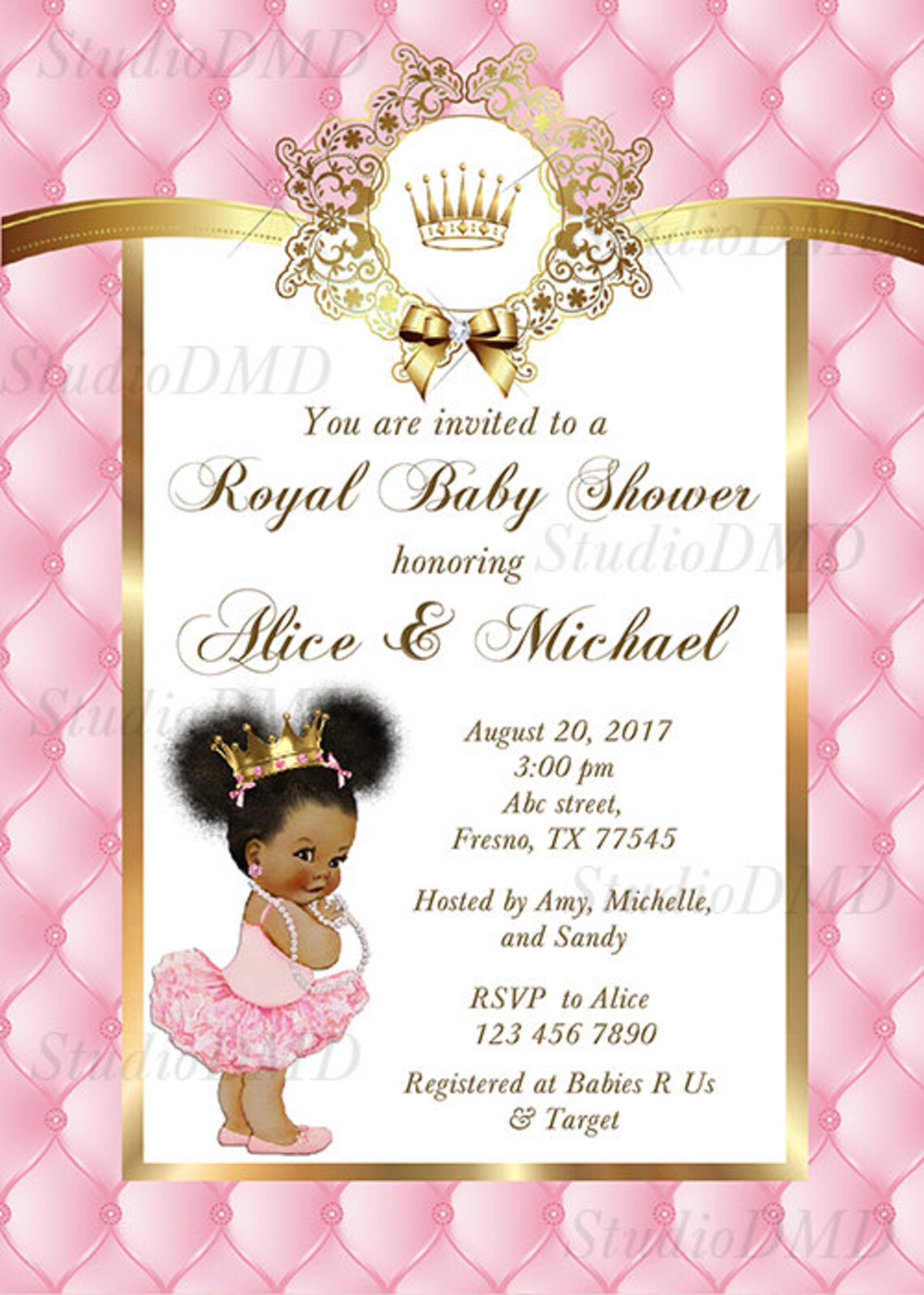 Princess Baby Shower Invitation Little Princess Baby Shower - Etsy