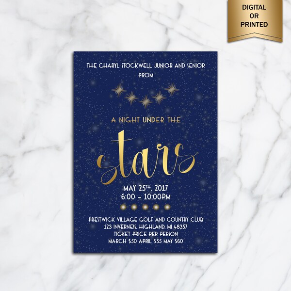 Pre Prom Invitation - Etsy