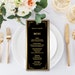 Printable Menu Card Template Great Gatsby Style Art Deco - Etsy