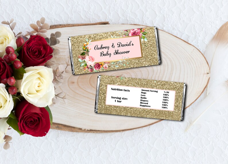 Printable Candy Bar Wrapper Girl Baby Shower Baby Girl - Etsy