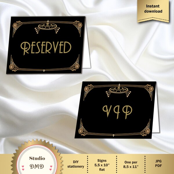 Vip Table Signs - Etsy
