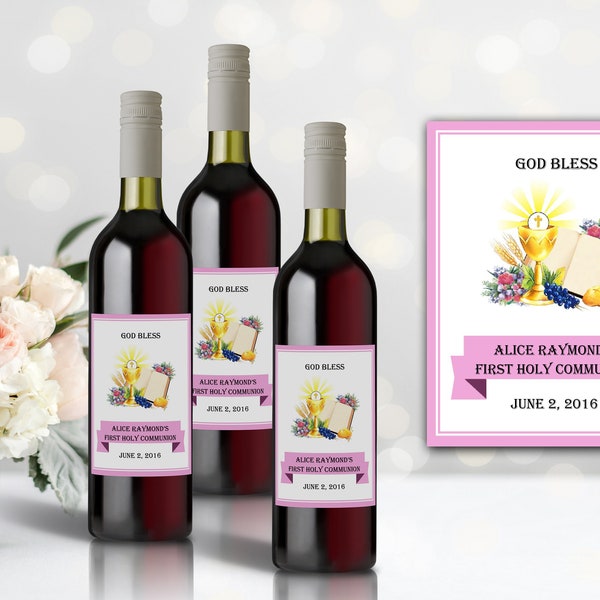 Communion Label - Etsy