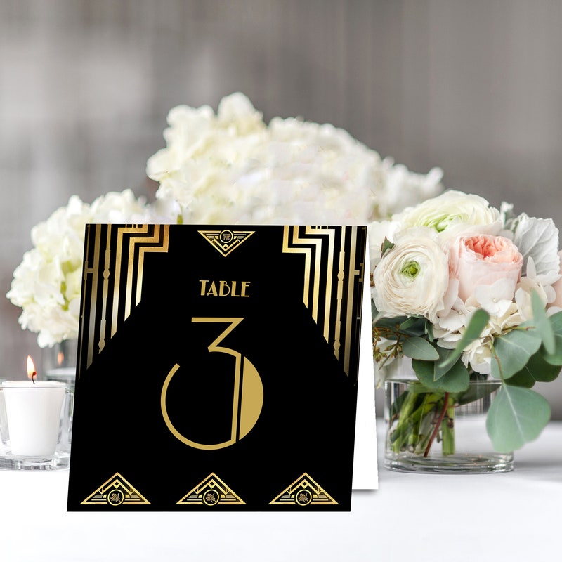 1920s Table Numbers - Etsy