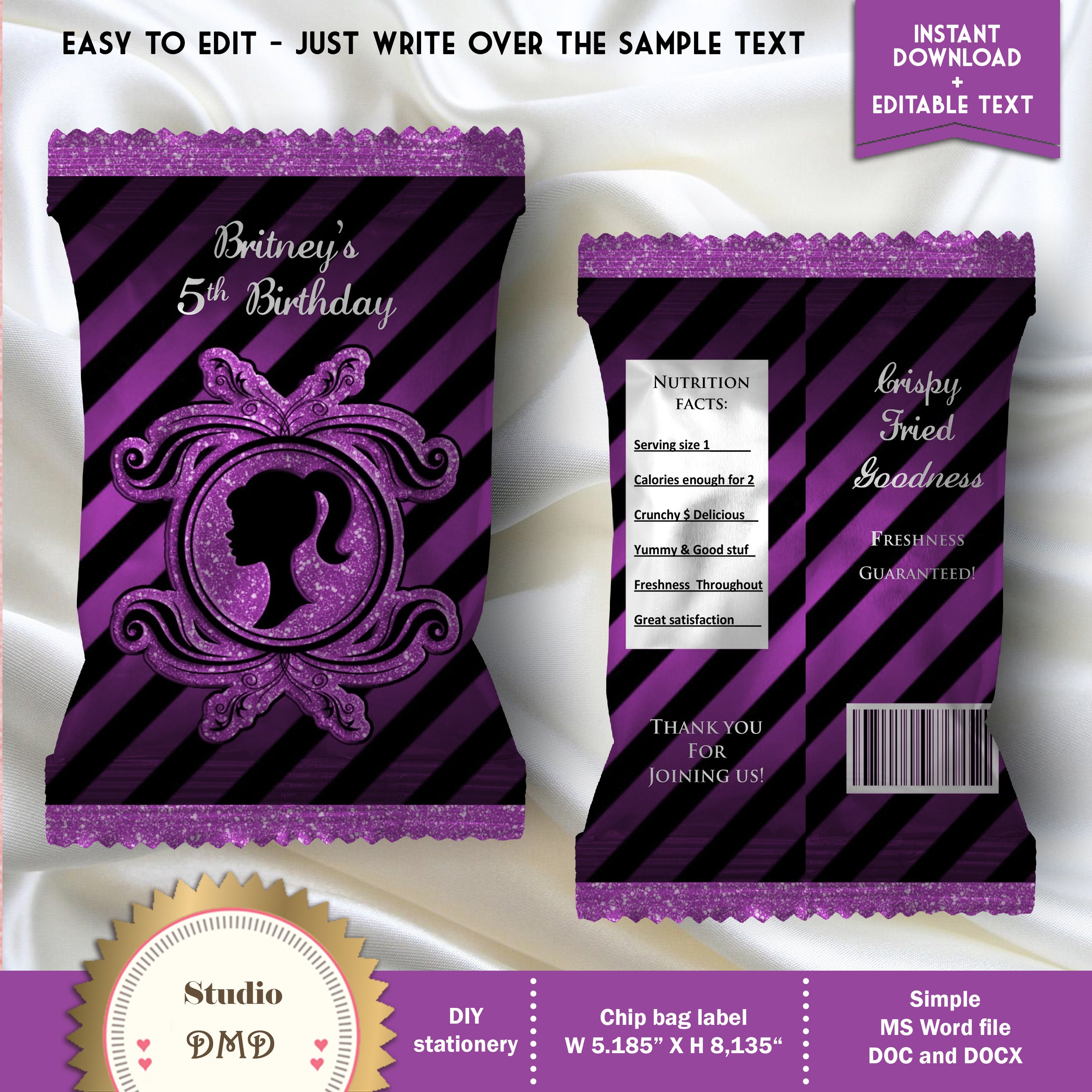 Monster High Printable Labels