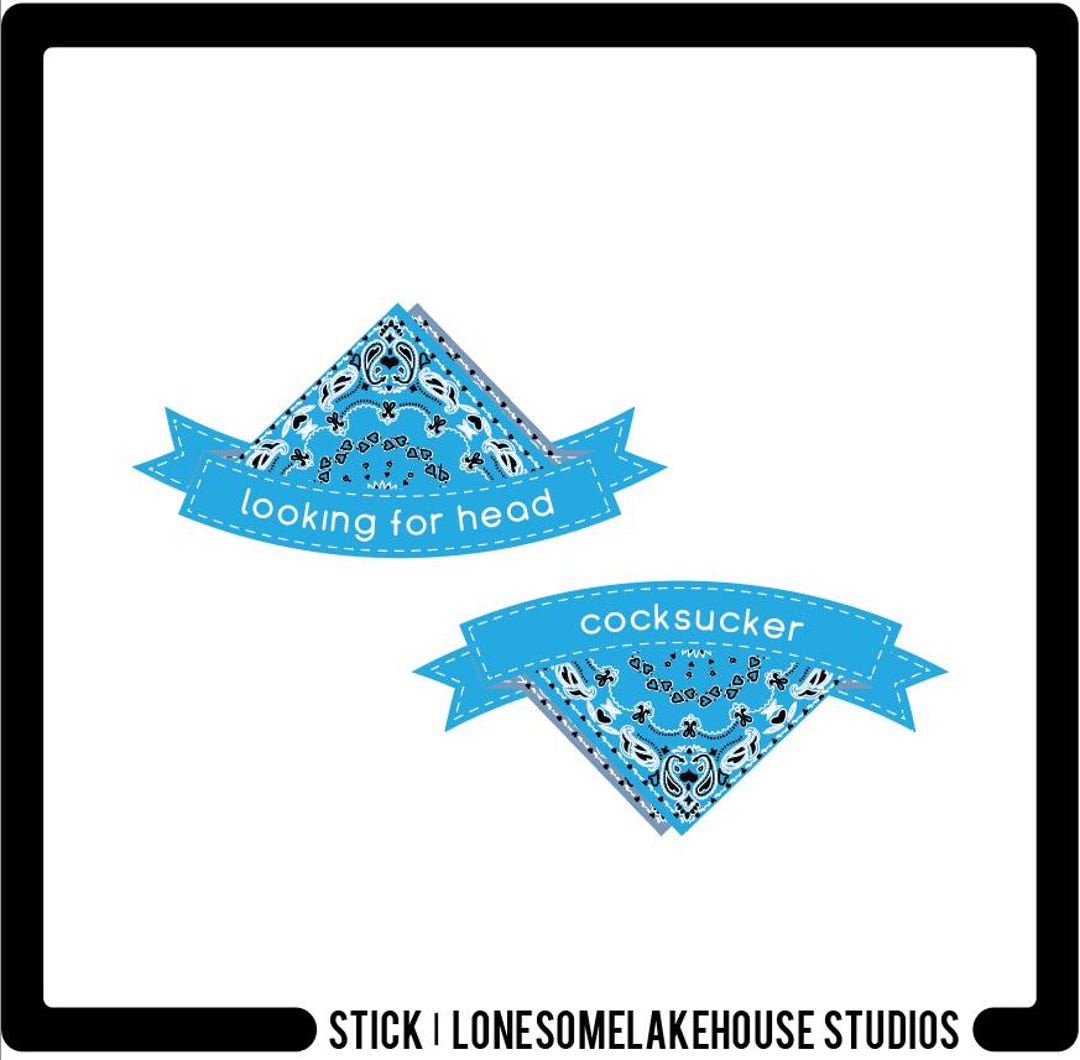 Light Blue Hanky Sticker Set or Individual - Etsy