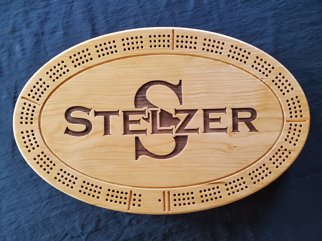 Personalized Cribbage Board, Custom Cribbage Board, Couples Gift ...