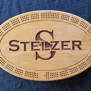 Personalized Cribbage Board, Custom Cribbage Board, Couples Gift ...