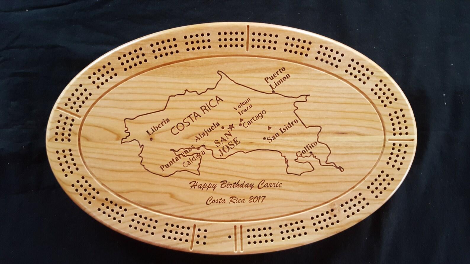 Personalized Custom Cribbage Board - Etsy