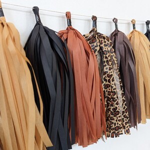 Tassel Garland, Animal Print Tassel Garland, Party Animal Theme ...