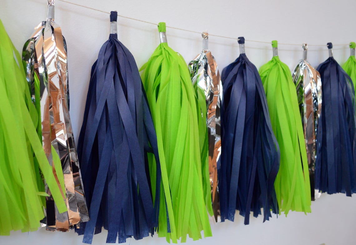 Seattle Seahawks Party Decoration football garland | Etsy