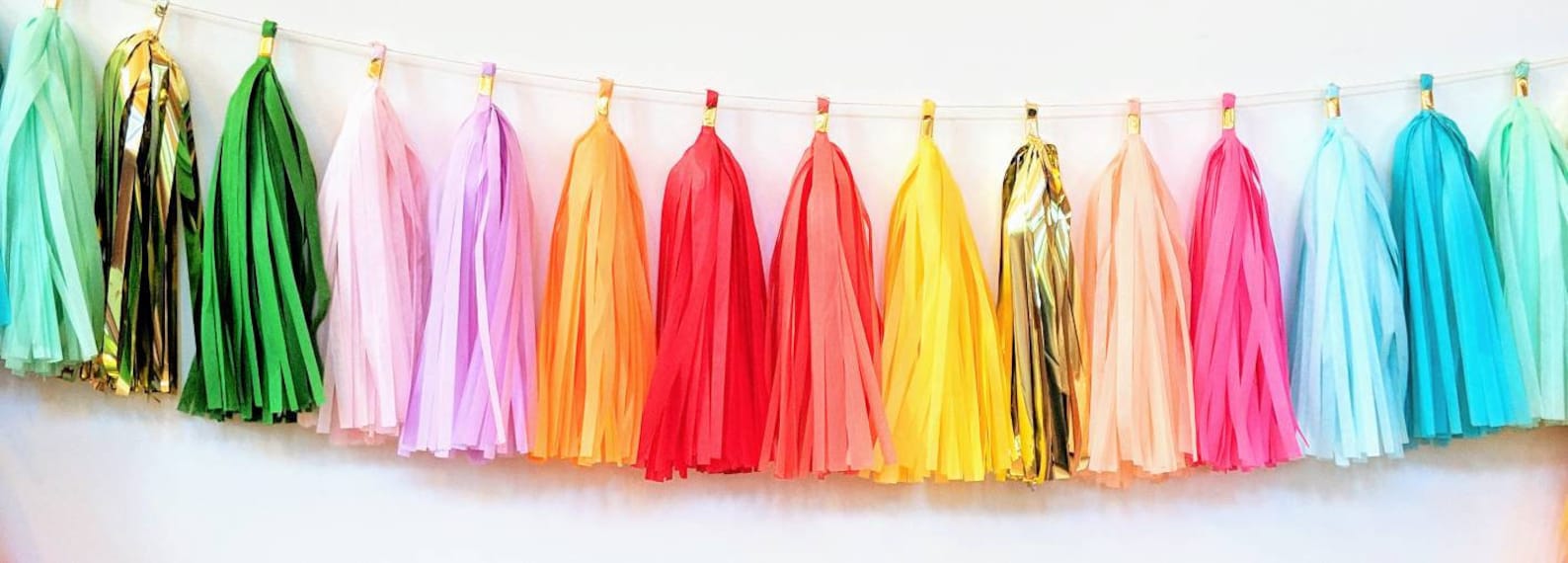 Rainbow Tassel Garland Rainbow Banner Home Office Decor - Etsy